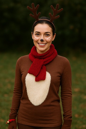 🦌 DIY Reindeer Costume – 6 Festive, Fun & Handmade Steps!